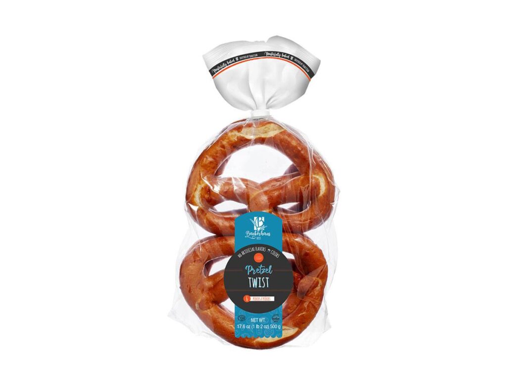 4pk Pretzel, Hoagie Roll - Backerhaus Veit