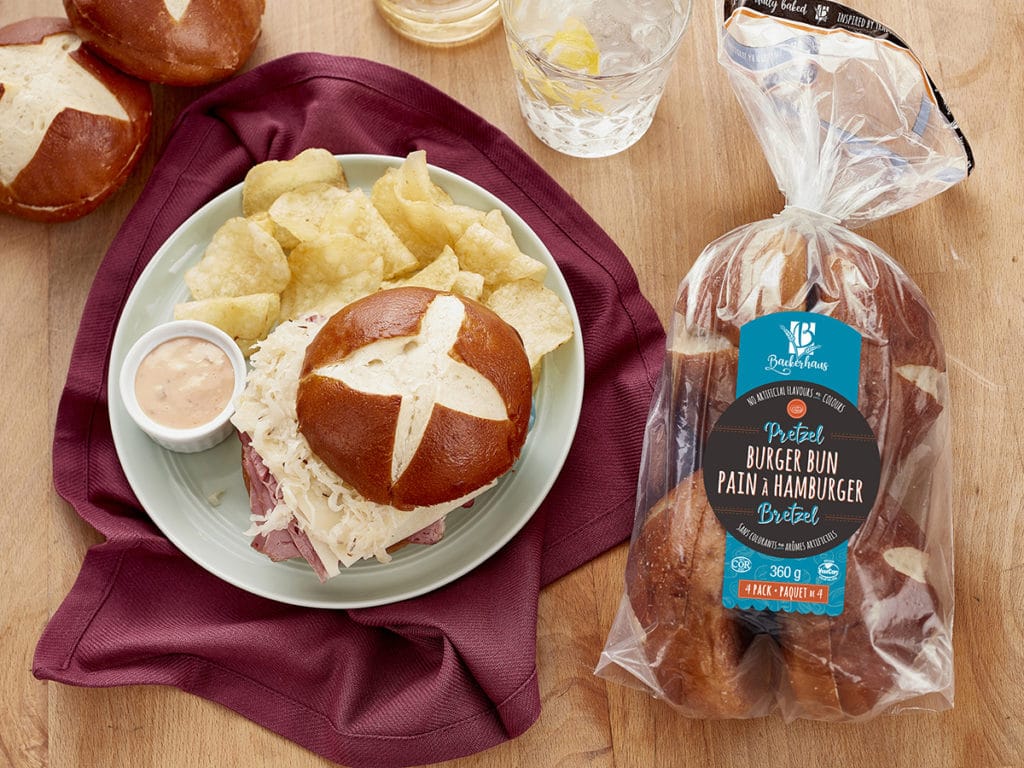 6pk Pretzel, Dinner Roll - Backerhaus Veit